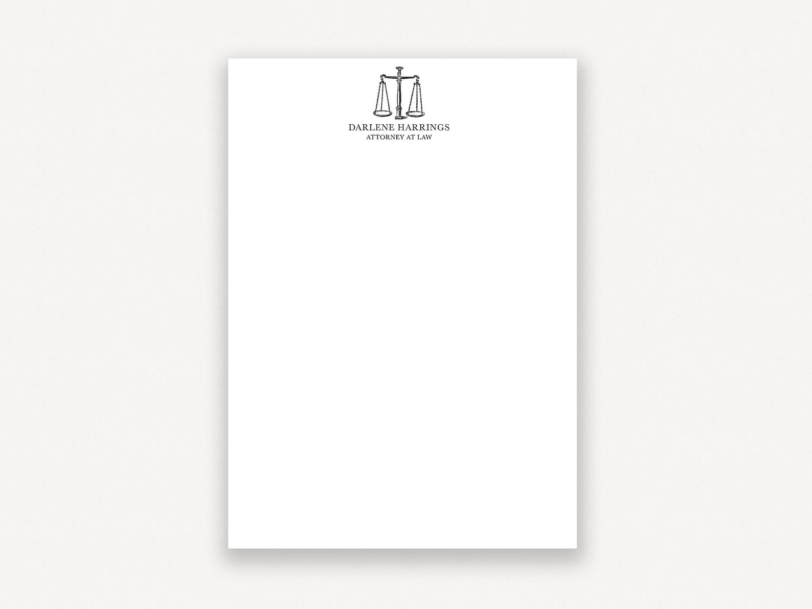 Lawyer Notepad Personalized Notepad for Lawyer or Attorney - Etsy