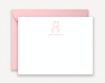 Ballerina Ballet Dancer Note Cards Set of 10 With Matching - Etsy