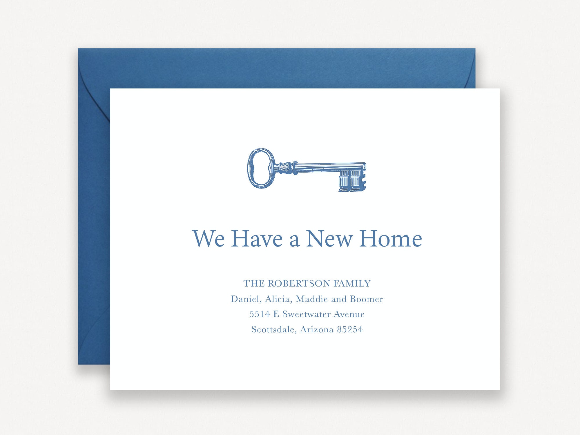 Key Moving Announcement Cards Printed We've Moved Moving | Etsy