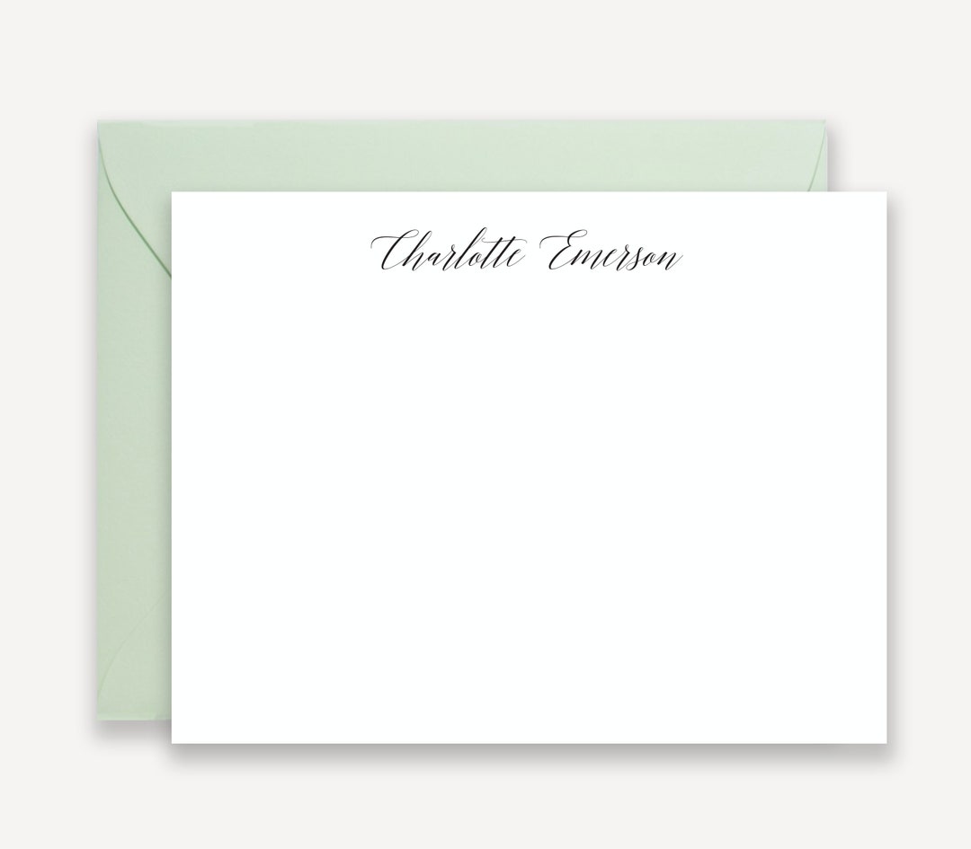 Personalized Stationery Set, Custom Note Cards, Women's Stationery Gift ...