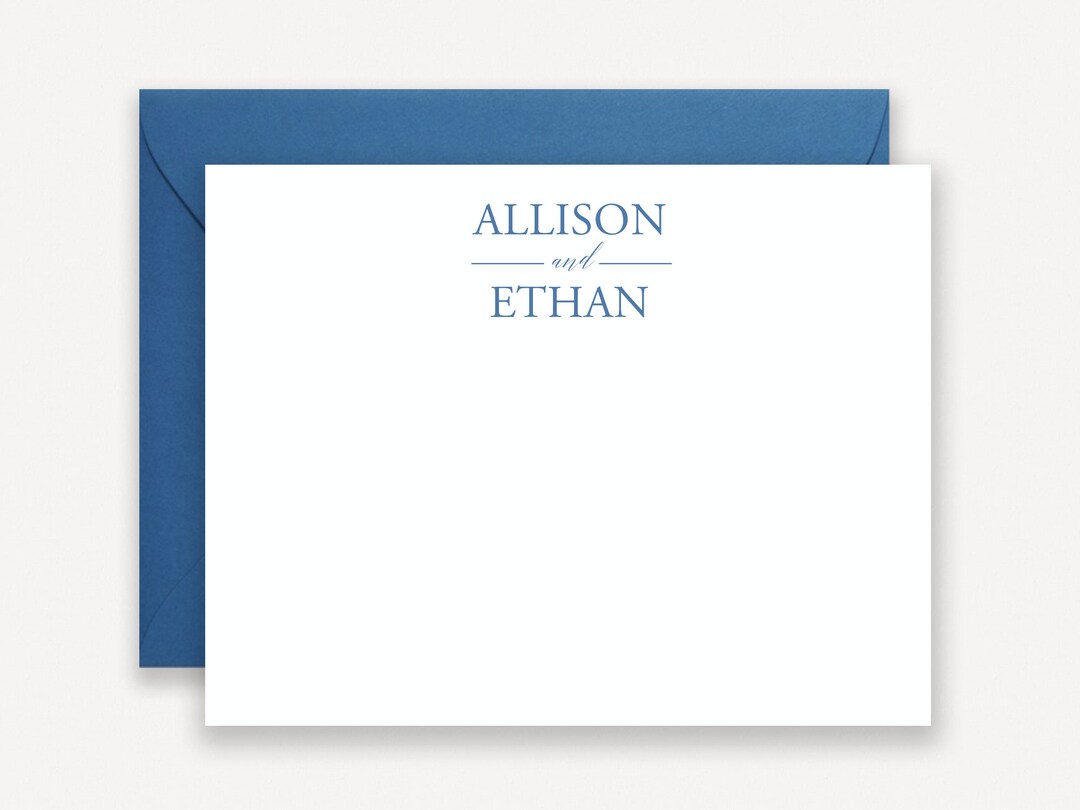 Modern Stack Classic Style Thank You Notes, Black and White Thank You ...