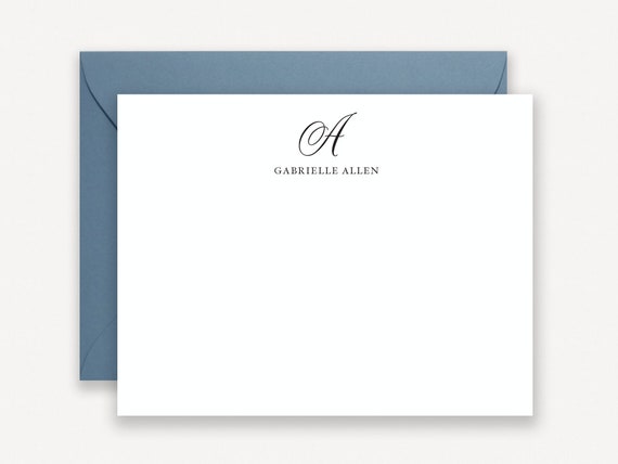 Note Cards for Her Traditional Note Cards Personalized | Etsy