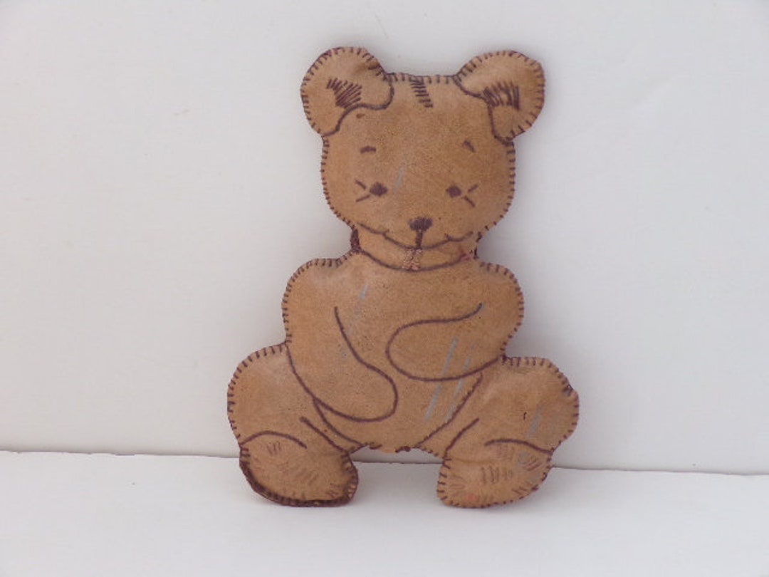Antique Hand Made Vinyl Teddy Bear Old Folk Art 1950's-60's? - Etsy