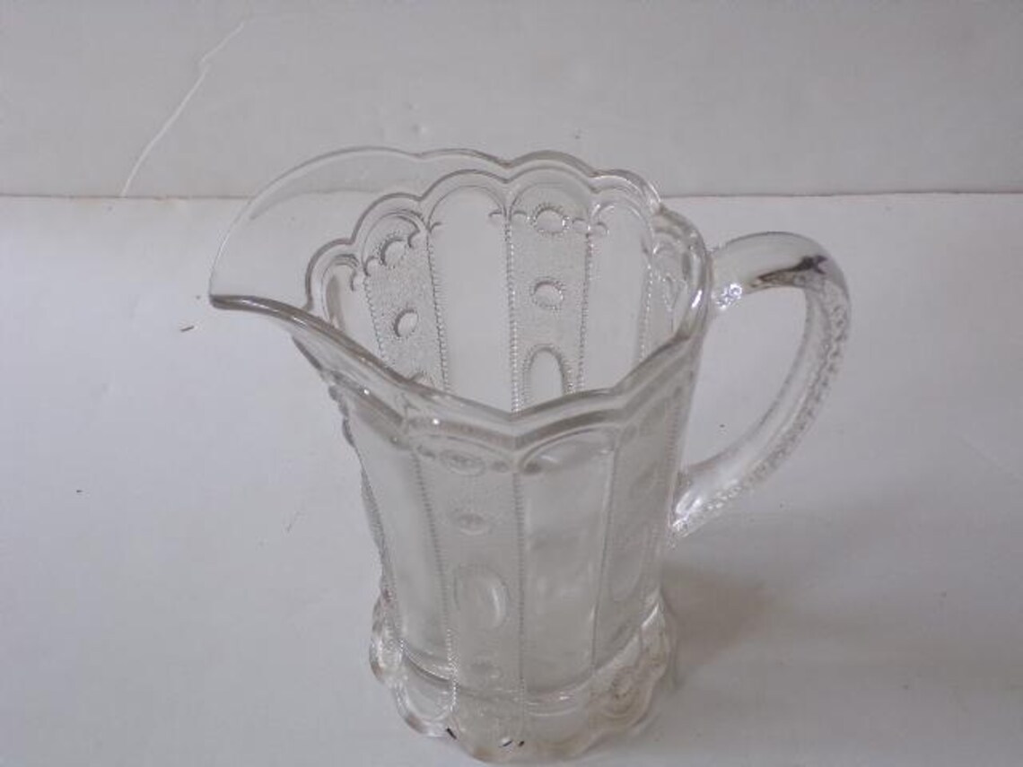 EAPG Antique Pattern Glass Water Pitcher Pressed Glass Pitcher - Etsy