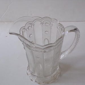 EAPG Antique Pattern Glass Water Pitcher Pressed Glass Pitcher - Etsy