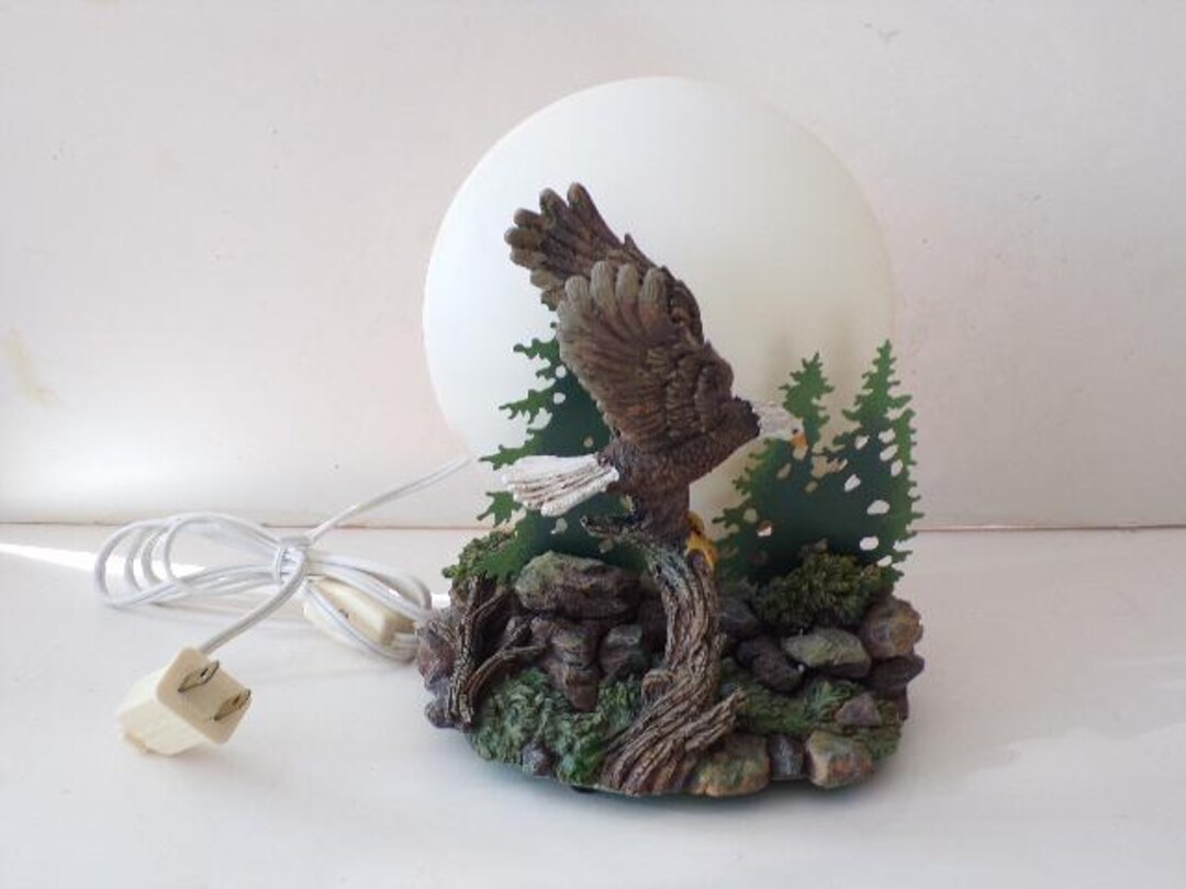Lighted Eagle Music Box Plays Fly Me to the Moon 7 X7x X8 Rare - Etsy