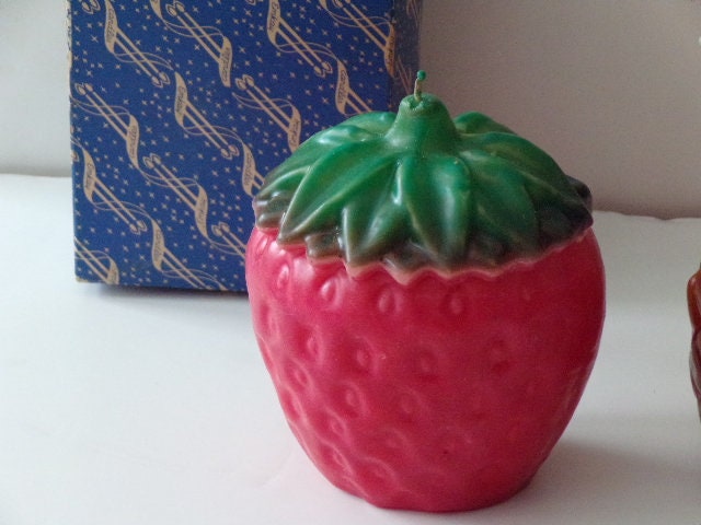 Vintage Emkay Pineapple & Strawberry Candles Old Boxes 6.5 In. - Etsy