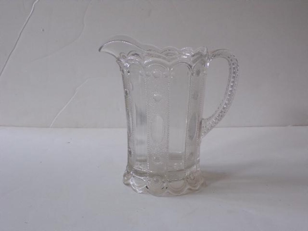 EAPG Antique Pattern Glass Water Pitcher Pressed Glass Pitcher - Etsy