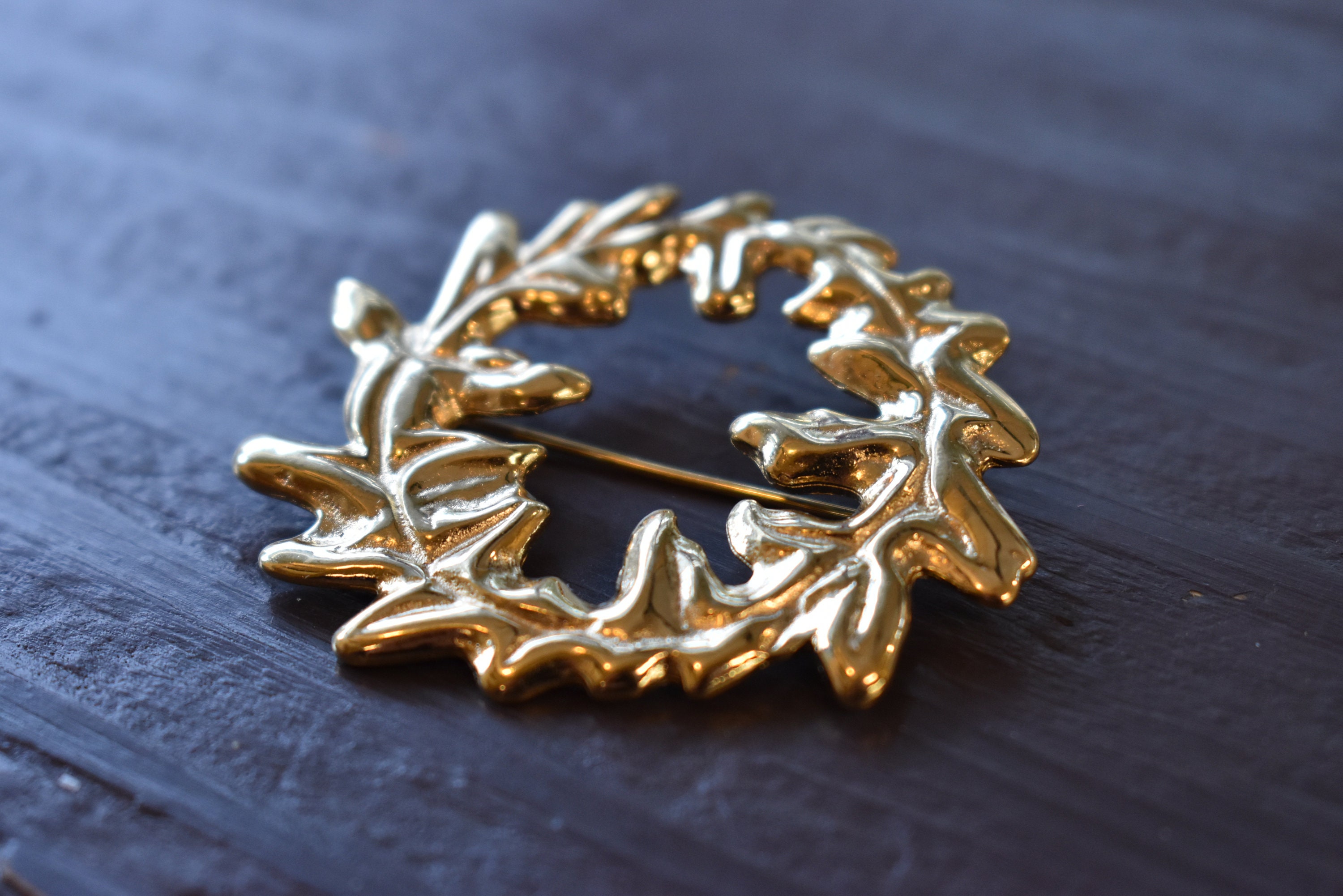 Vintage Large Givenchy Brooch Modernist Gold Pin Haute Couture - Etsy UK