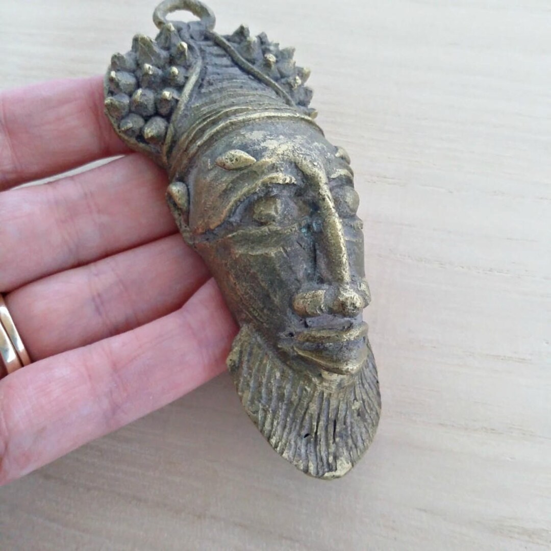 Mid Century Modern African Miniature Mask Small Wall Hanger Tribal Art ...