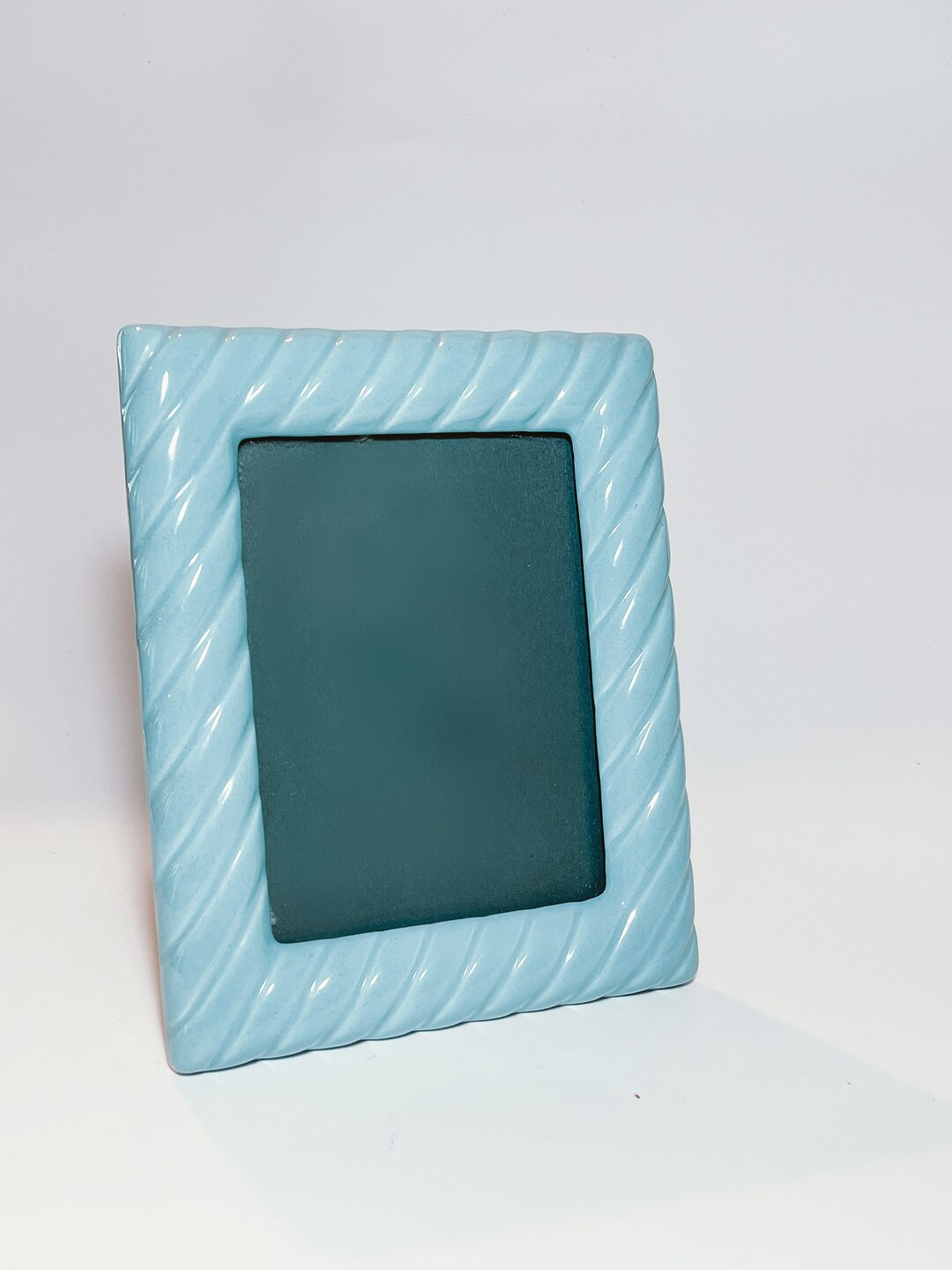 Vintage Easton Light Blue Art Deco Revival Frame Made in Greece 5x7 - Etsy