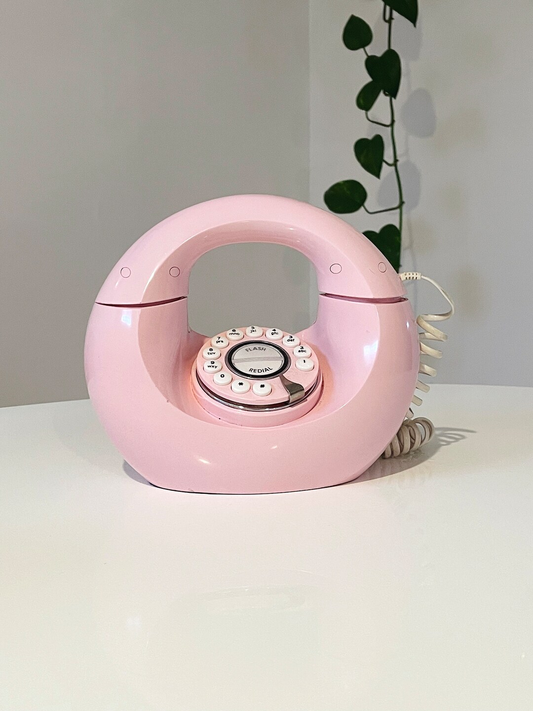 Vintage Cotton Candy Pink Donut Phone - Etsy
