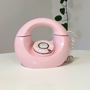 Vintage Cotton Candy Pink Donut Phone - Etsy