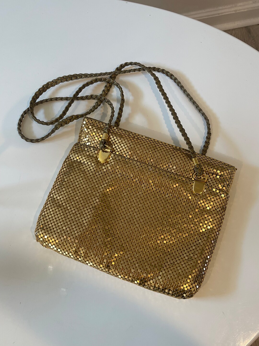 Vintage Y&S Original Art Deco Disco Gold Mesh Handbag - Etsy