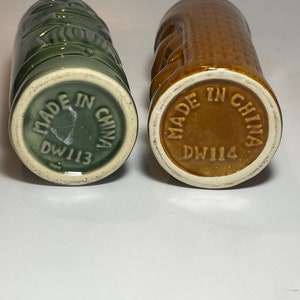 Set of Two Mismatched Tiki Mugs - Etsy