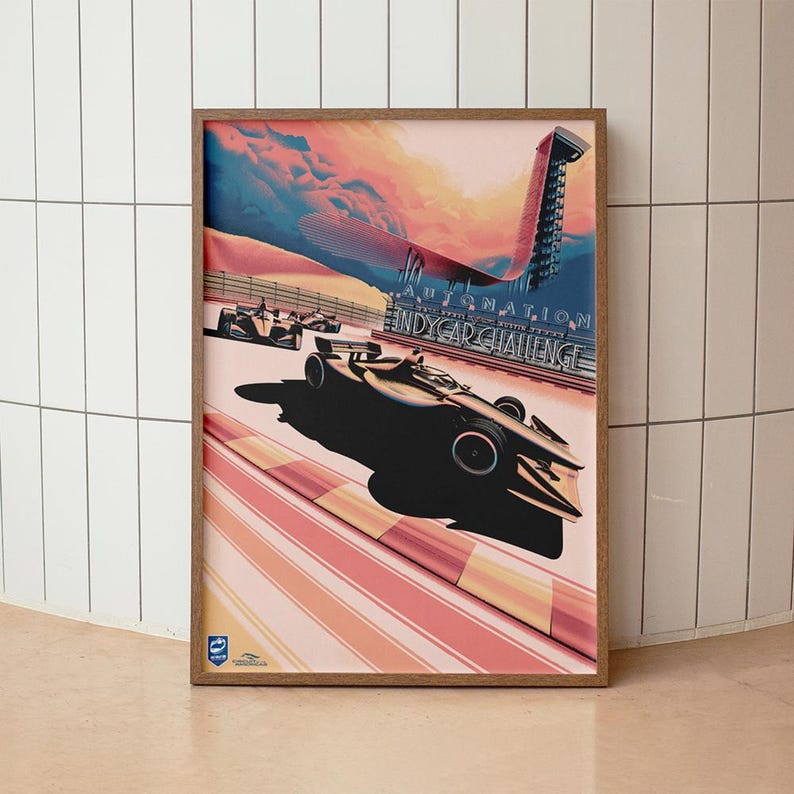 Autonation Indycar Challenge Art Print - Circuit of the Americas 2018 ...