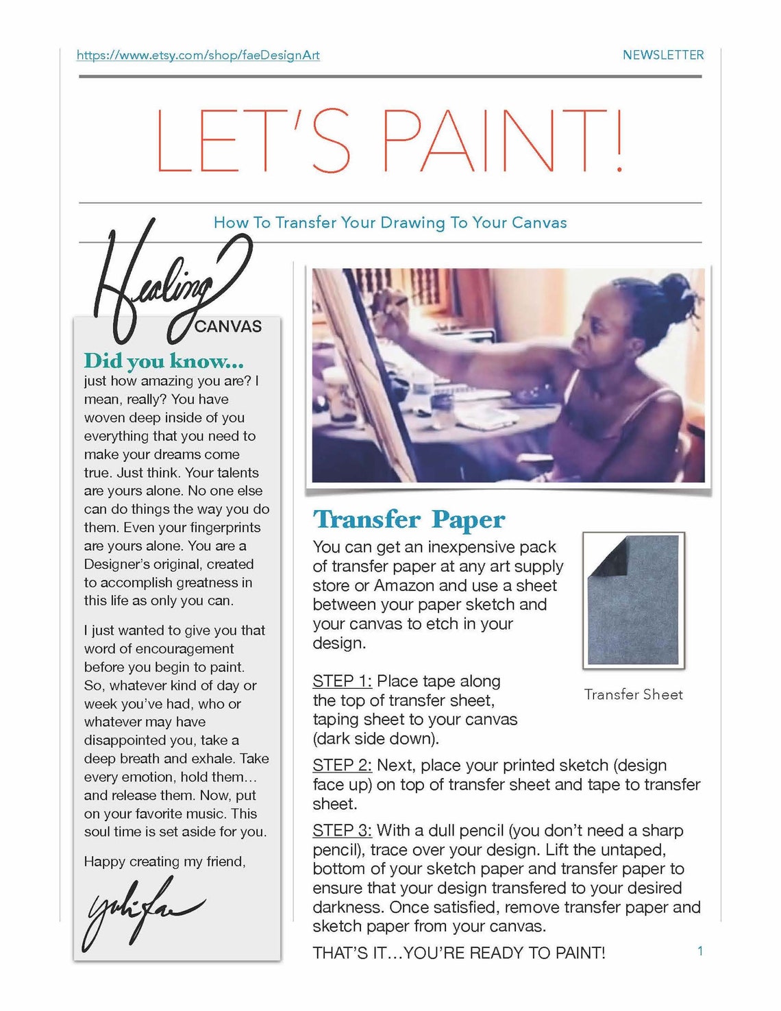 Paint Party Ideas Printable Paint Party Template Pre-drawn Canvas ...
