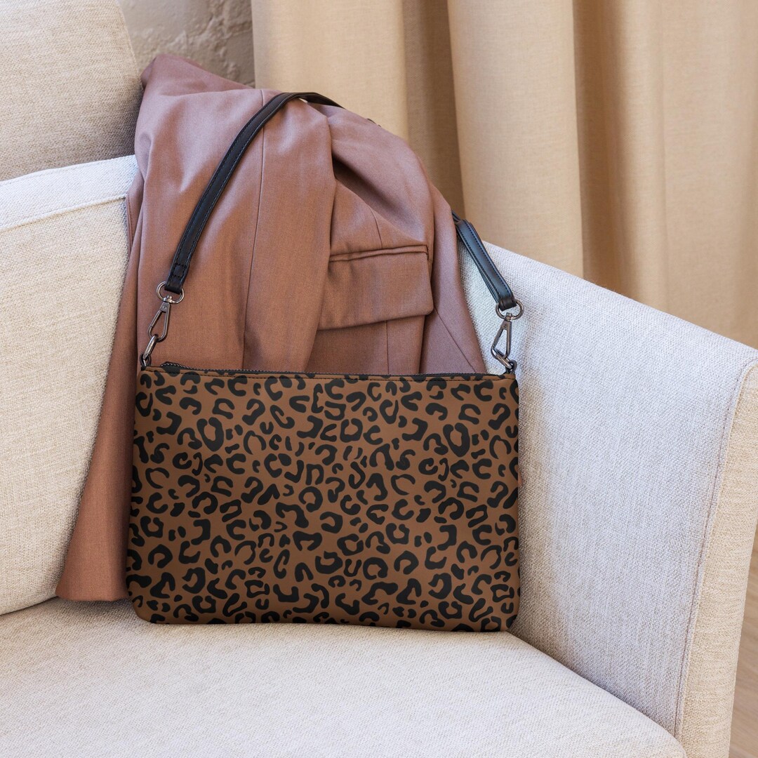 Leopard Print Fashion Tote Makeup Carrier Cosmetic Bag Pocketbook Small ...