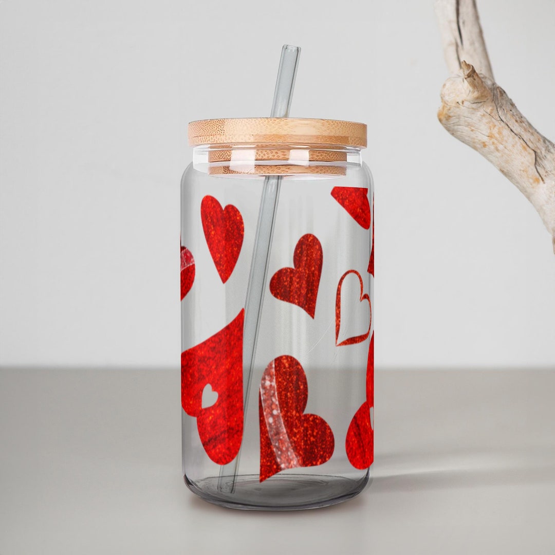 Valentine Libby Soda Can Glass Cup Tumbler Drinkware Kitchen ...