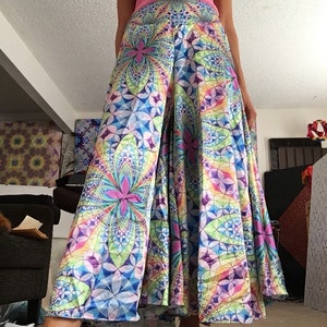 Wide Leg Flowing Pants - Etsy