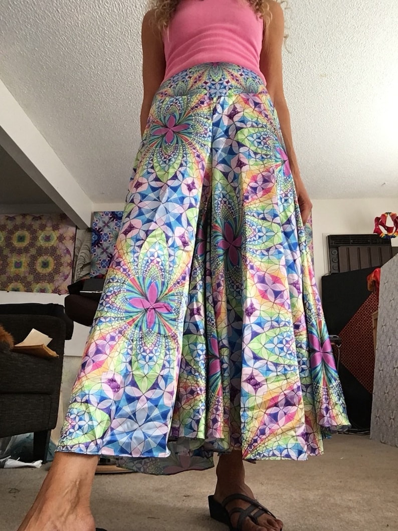 Wide Leg Flowing Pants - Etsy