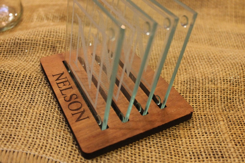 Engraved Glass Coasters - Etsy