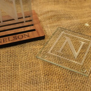 Engraved Glass Coasters - Etsy