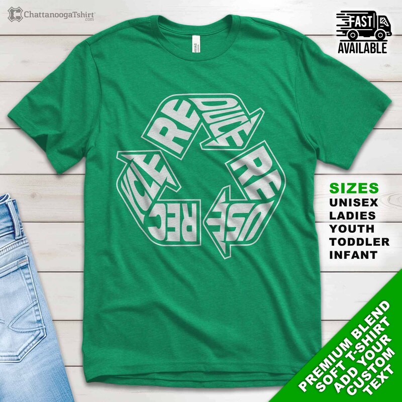 Recycle T Shirt - Etsy