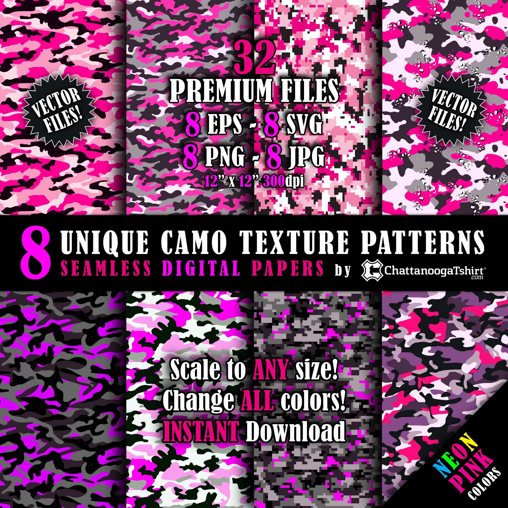 Pink Camouflage Vector