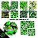 Seamless Neon Green Camo Texture Pattern Vector Pack and Repeating ...