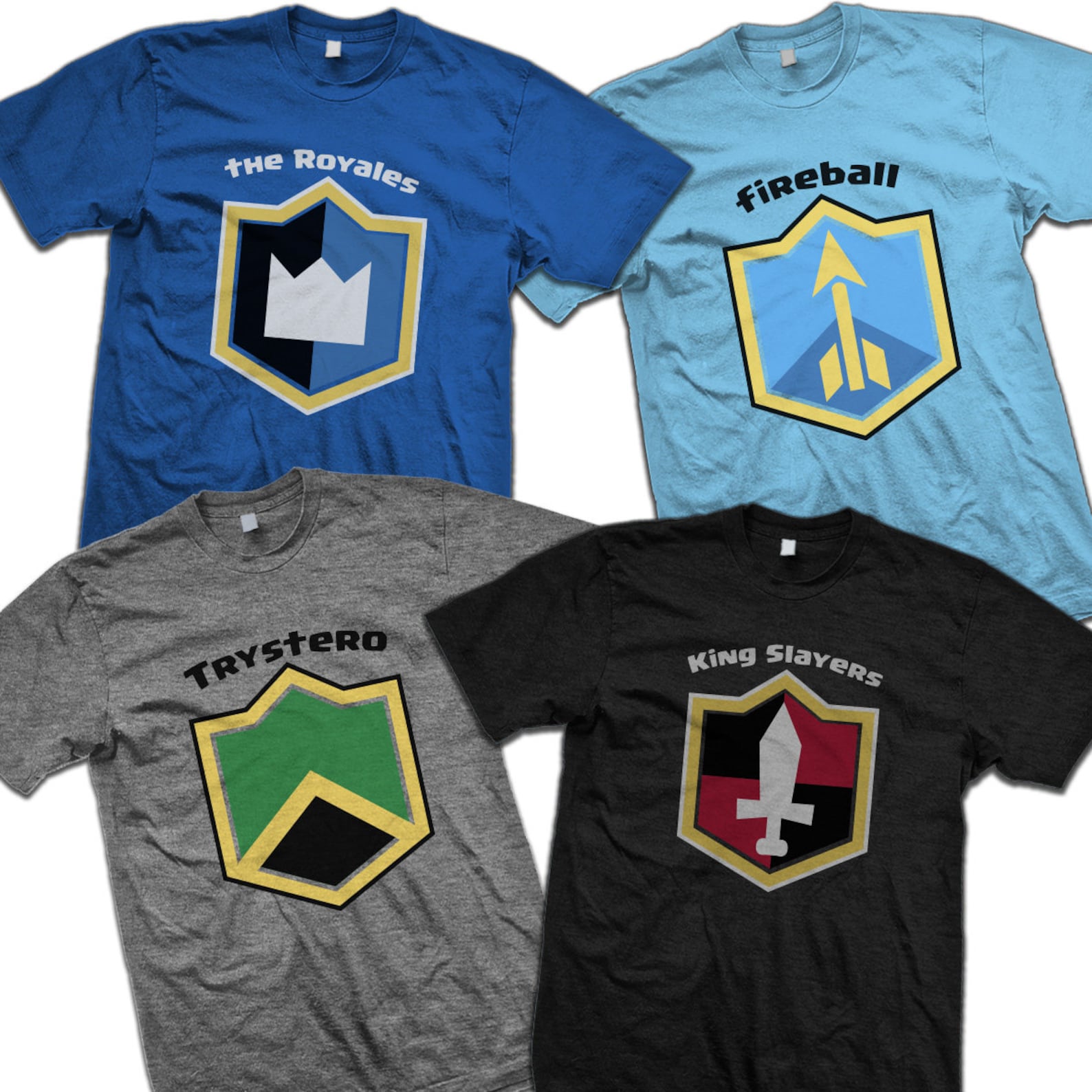 CUSTOM Royale With Tees! Personalized Badge Shirts - Etsy