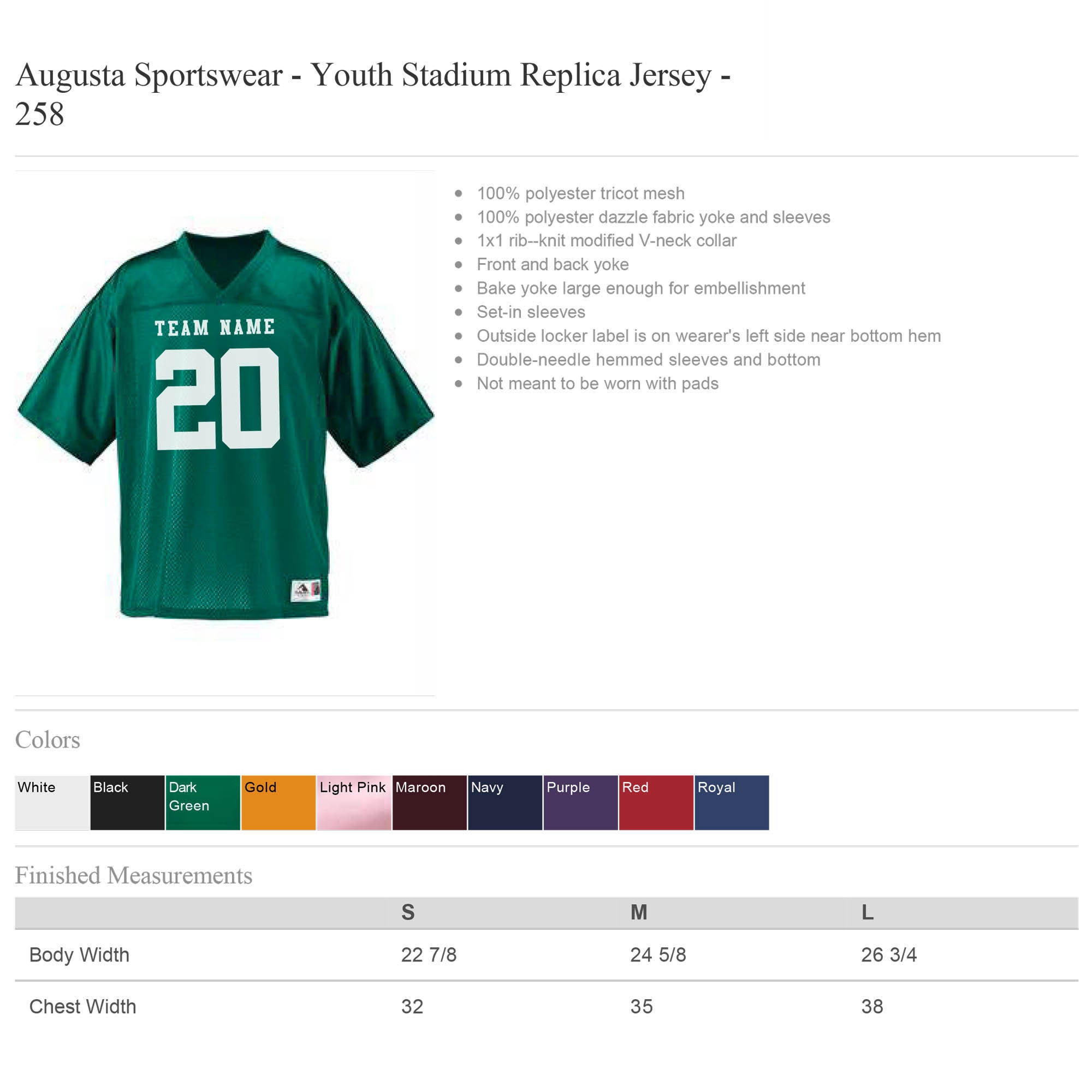 Youth Football Neck Collar