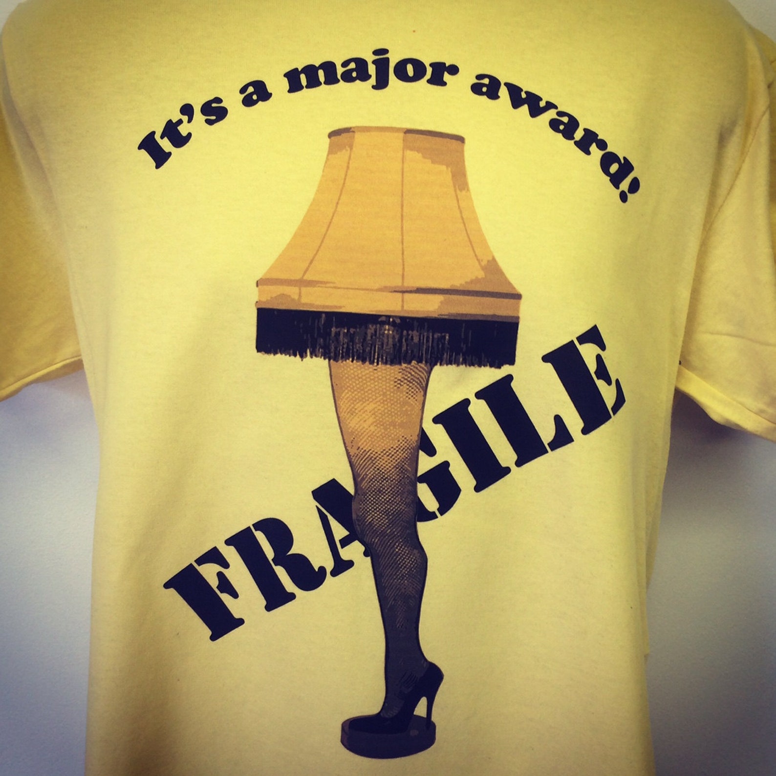 A Christmas Story Fragile Leg Lamp. Fun Christmas T-shirt - Etsy