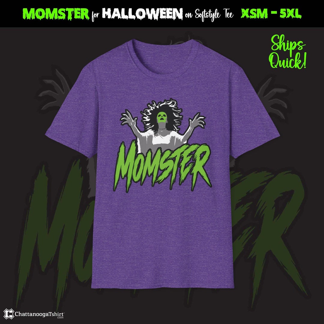 Funny Momster Scary Avocado Face Mask Spooky Halloween for Monster Moms ...