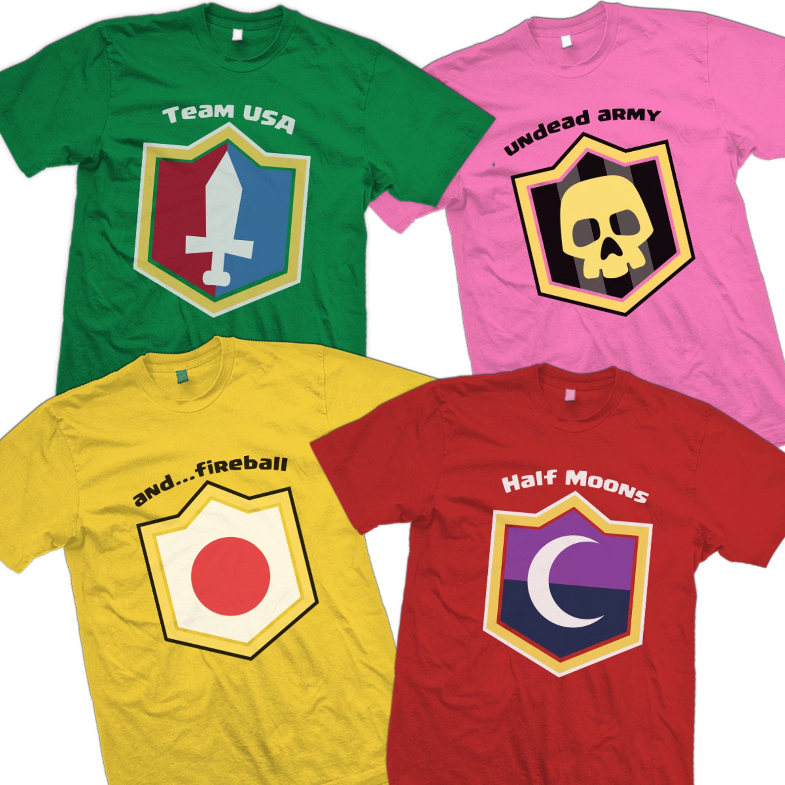 CUSTOM Royale With Tees! Personalized Badge Shirts - Etsy