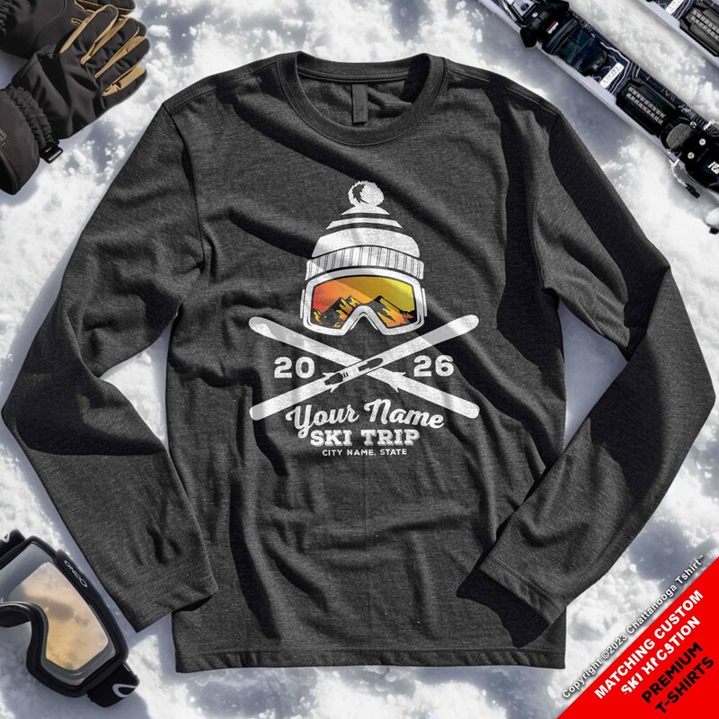 Ski T Shirt - Etsy