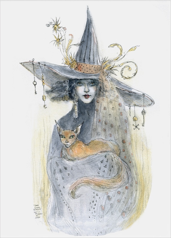 Whimsical Witch Art 360 Whimsical Witches Ideas | Halloween Art,