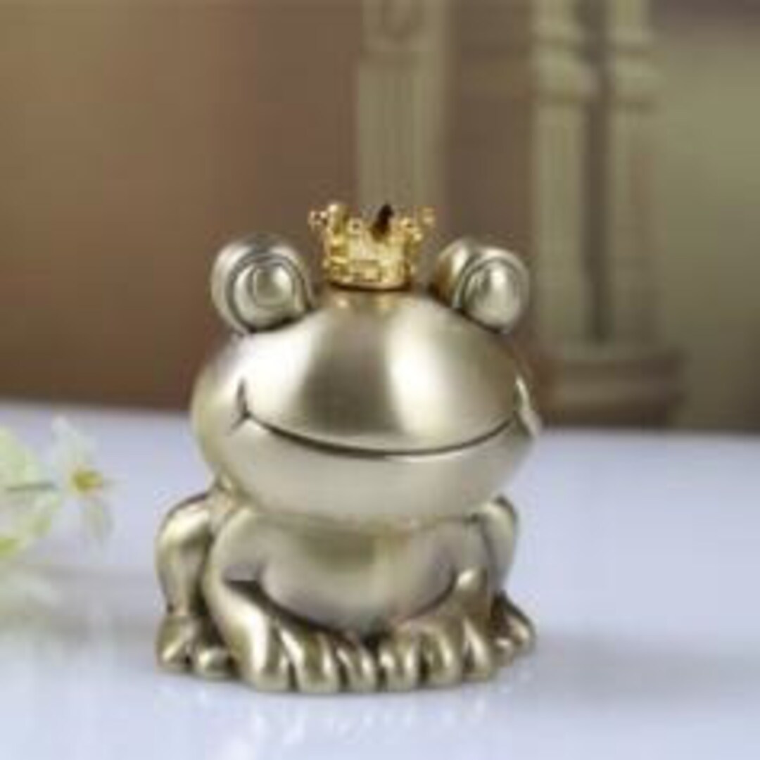 Prince Frog Coin Bank - Engraved Frog Piggy Bank - - Etsy