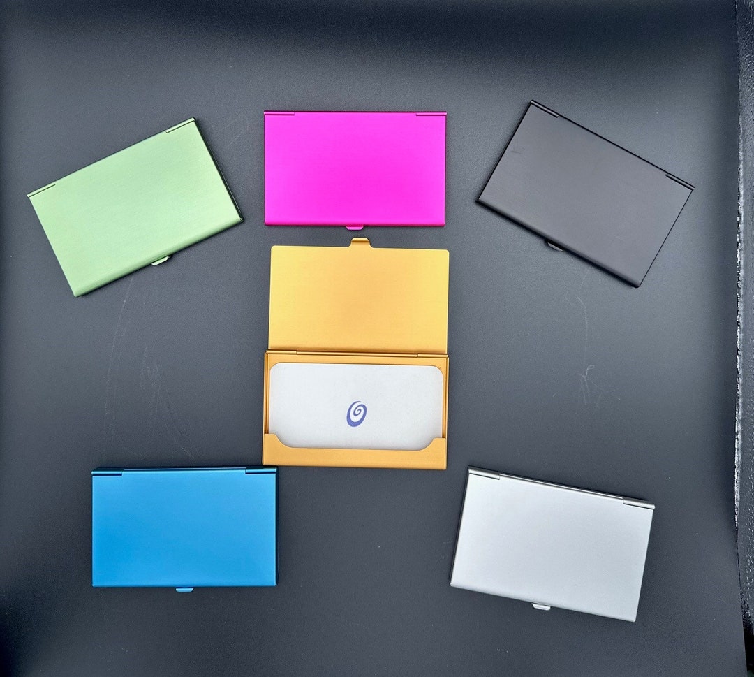 Personalized Contemporary Card Holder - It's Not Just Business, Make It ...