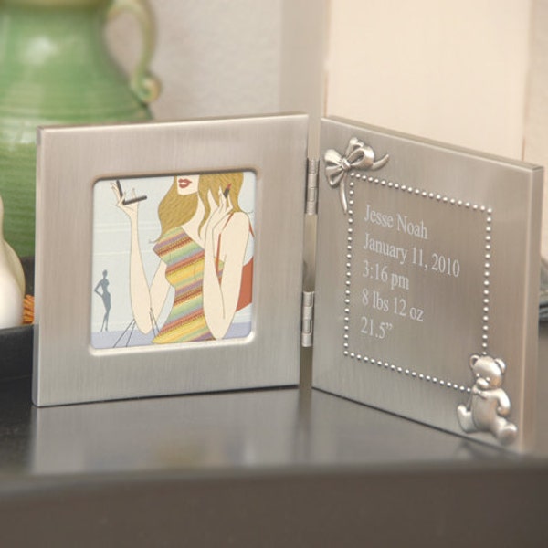 Birth Record Picture Frame - Etsy