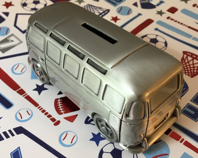 Mini Bus Coin Bank Mini Van Coin Bank VW Bus Inspired Coin - Etsy