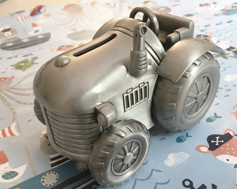 Personalized Tractor Bank - Engraved Tractor Bank - Bull Dozer Bank - Etsy