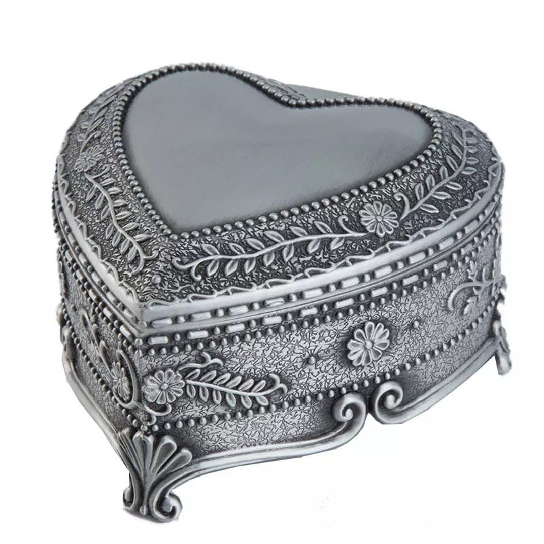 Heart Shaped Jewelry Box for Small Accessories - Etsy
