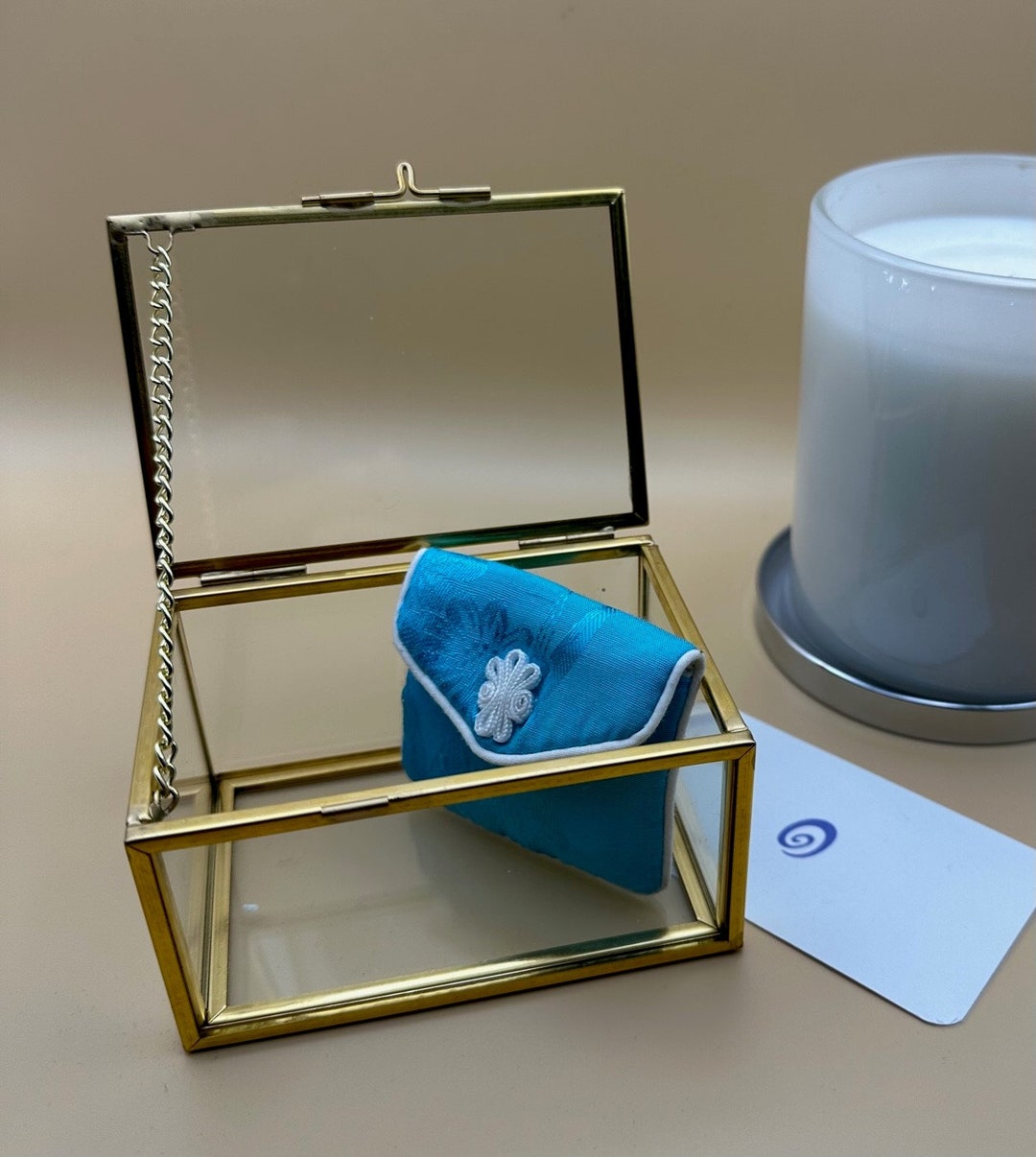 Glass Rectangular Jewelry Box - Personalize Glass Jewelry Box- Engraved ...