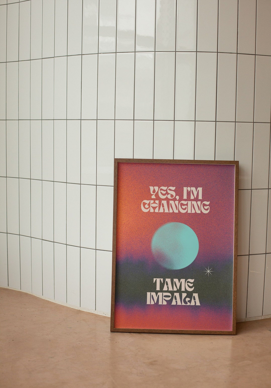 Tame Impala, Digital Download Print, Trendy Wall Art, Yes, I'm Changing ...