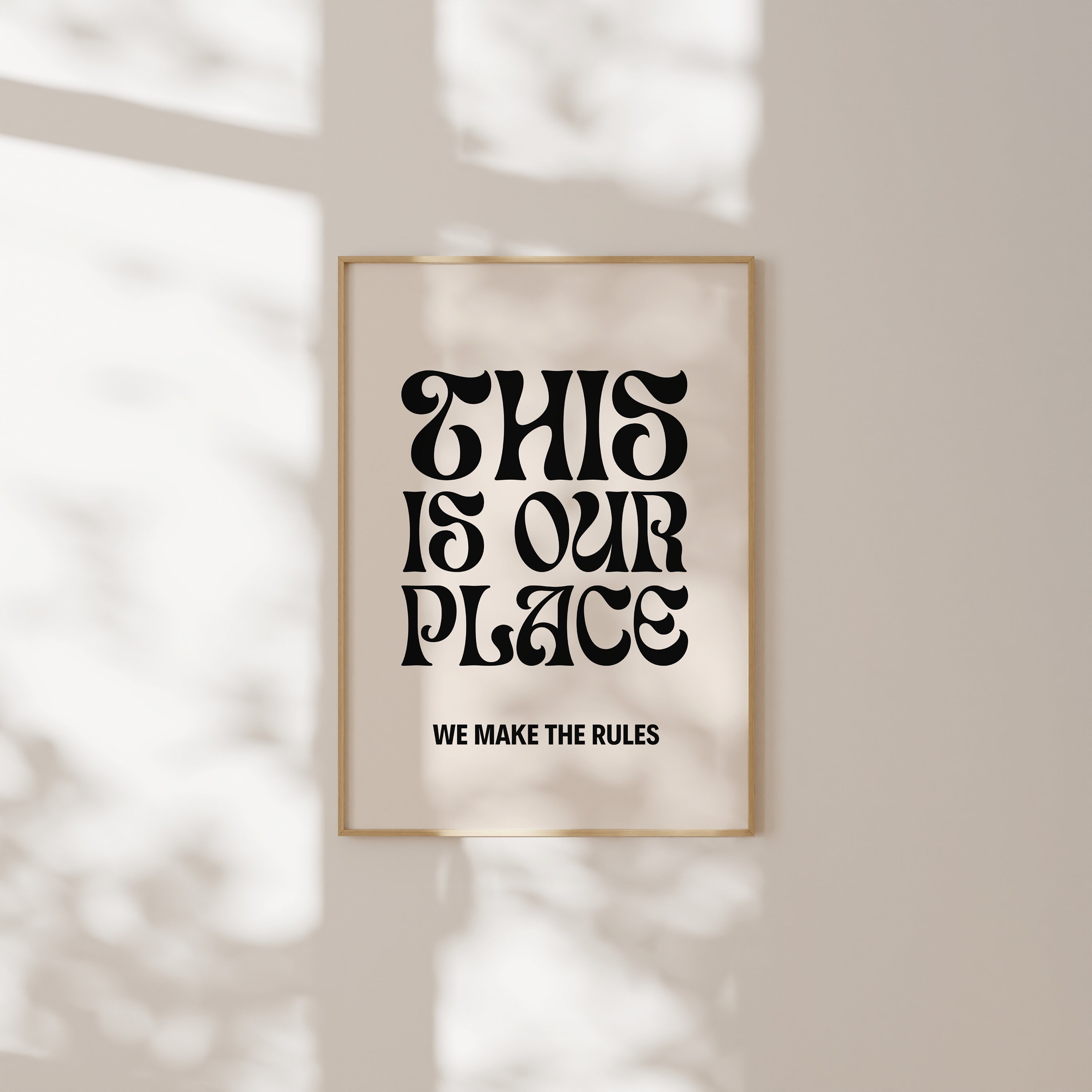 This is Our Place, We Make the Rules. Taylor Digital Print. Folklore ...