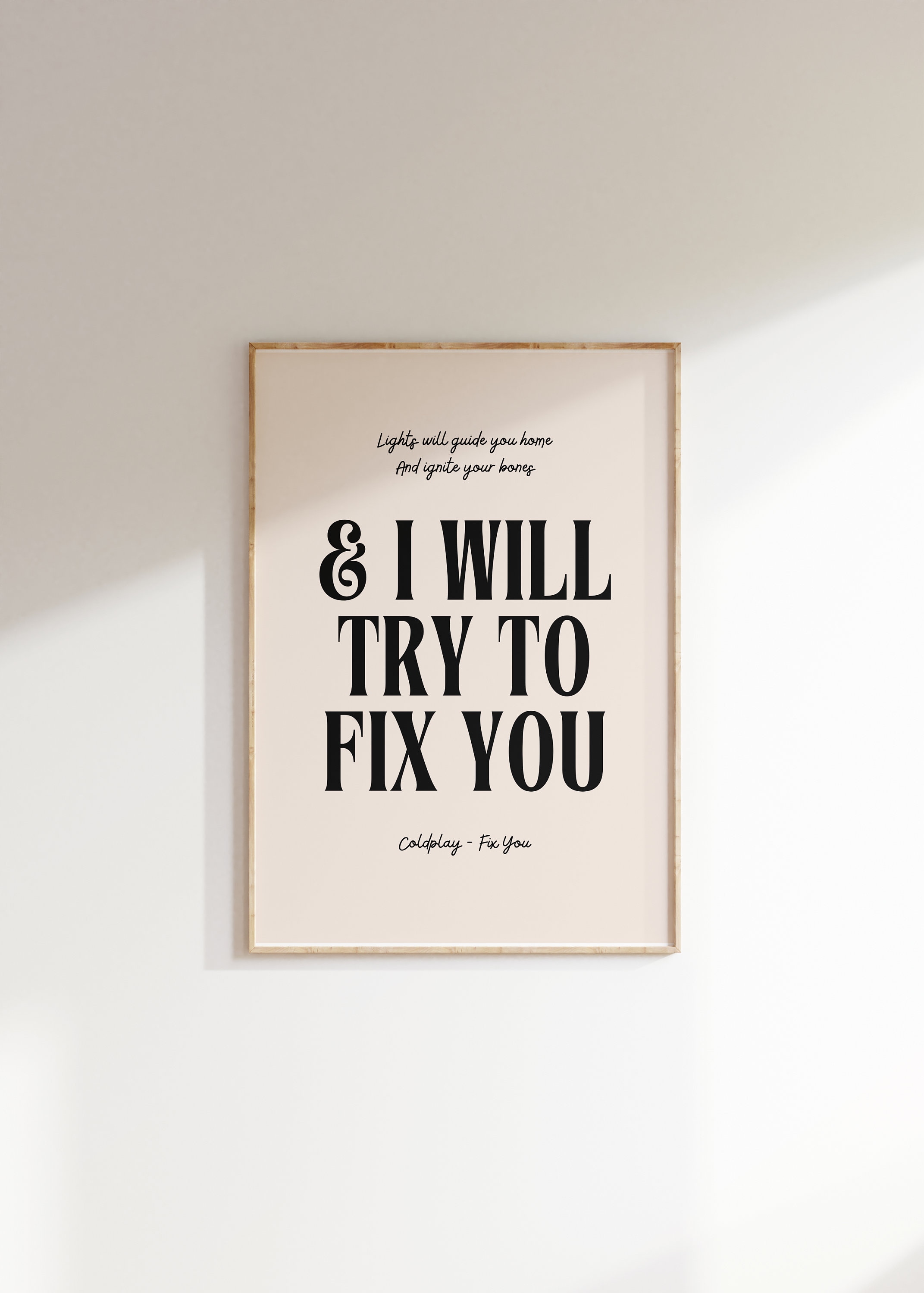 Coldplay Fix You Quotes