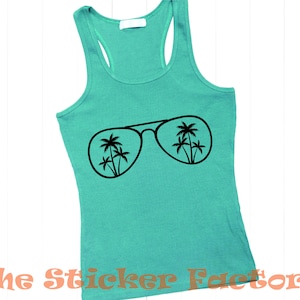 Palm Tree Sunglasses SVG - Digital Download - Beach Life, Summer Vibes ...