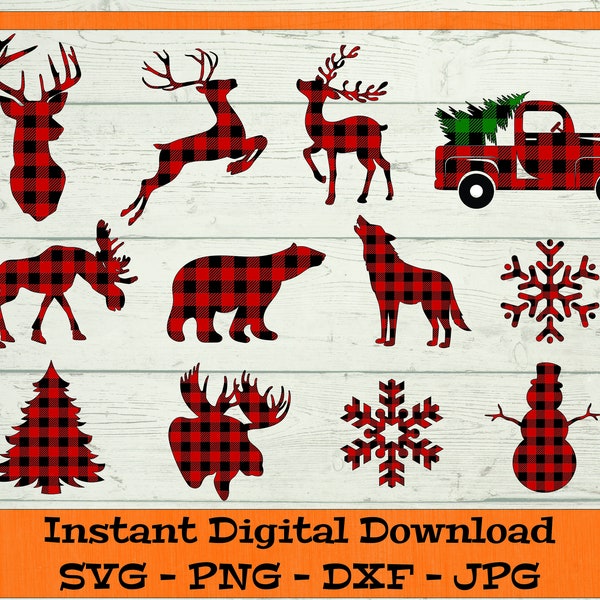 Buffalo Plaid Svg - Etsy