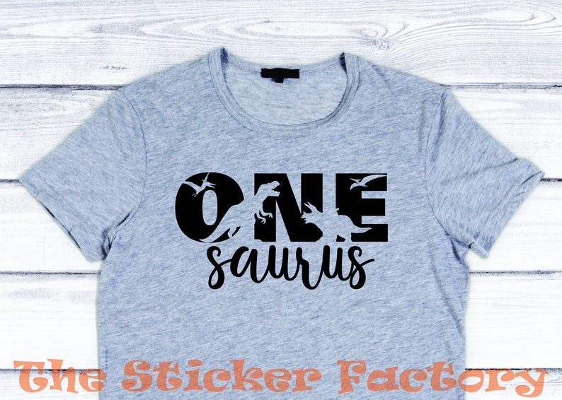 One Saurus SVG Dinosaur Birthday - Digital Download - First Birthday ...